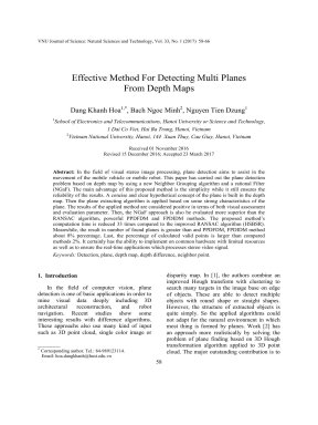 Effective method for detecting multi planes from depth maps