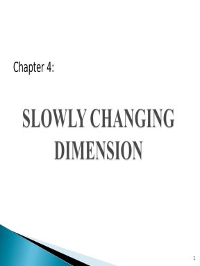 SLOWLY CHANGING DIMENSION (DATA WARE HOUSE SLIDE)