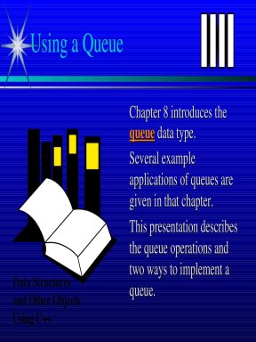Lecture Data structures and other objects using C++ - Chapter 8: Using ...