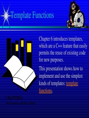 Lecture Data structures and other objects using C++ - Chapter 6 ...