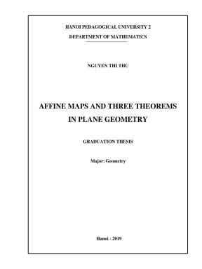 Affine maps and some theorems in plane geometry