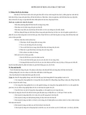 Huong dan su dung Atlat dia li Viet Nam
