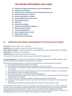 life saving appliances code lsa code hàng hải kỹ thuật