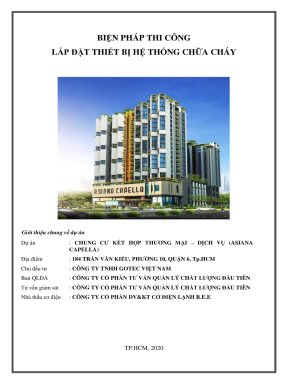 BPTC LẮP ĐẶT TB HỆ THỐNG PCCC