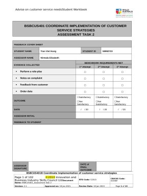 BSBCUS401_Assessment-Task-2