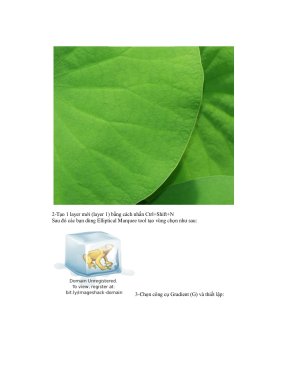 Giáo trình hướng dẫn thủ thuật ghép phối màu ảnh bằng công cụ Laso tool ...