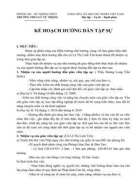 Ke hoach huong dan tap su 2010