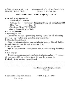 THUYET TRINH THIET BI DH TU LAM