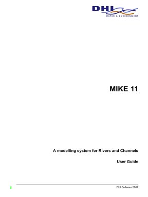 MIKE11 usermanual