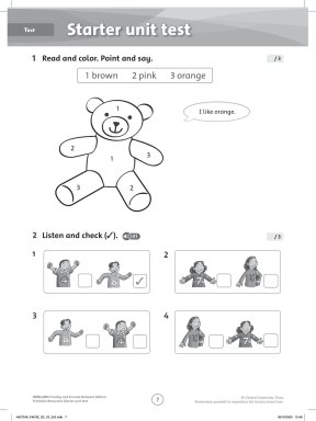 family and friends 2 naitional edition - Test - Printable Resources ...