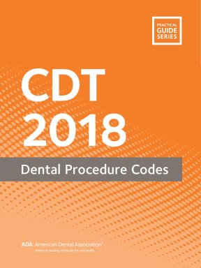 CDT 2018 Dental Procedure Codes