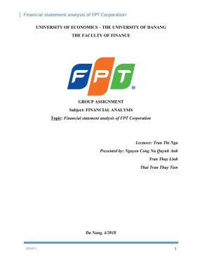FPT financial statement analysis of FPT corporation