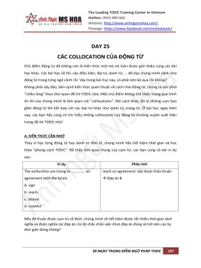25 collocation động từ