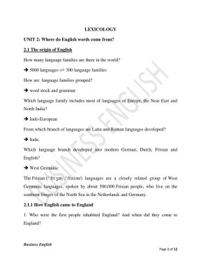 DEFINITION OF ENGLISH