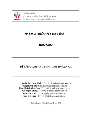 ĐỀ tài CACHE AND SMPCACHE SIMULATOR