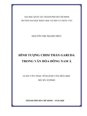 Hình tượng chim thần garuda trong văn hóa đông nam á