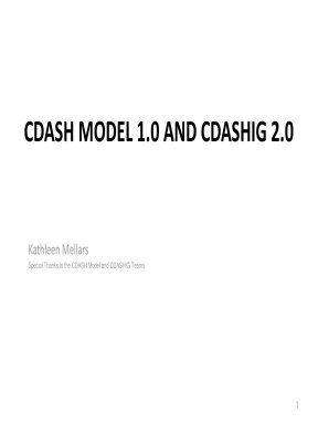 Hướng dẫn sử dụng CDASH và CDISC