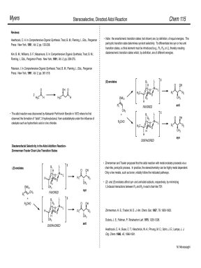 10 stereoselective directed aldol reaction
