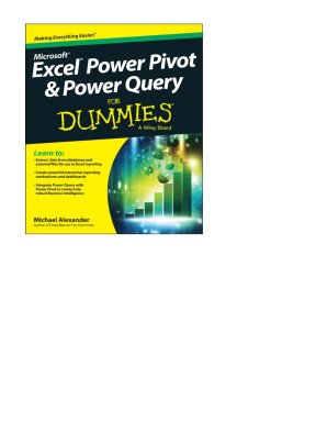Excel power pivot et power query for dummies