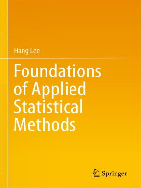 Foundations of applied statistical methods