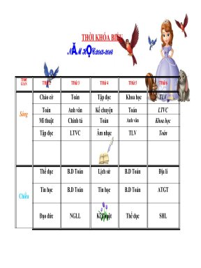 Thoi khoa bieu lop 5C