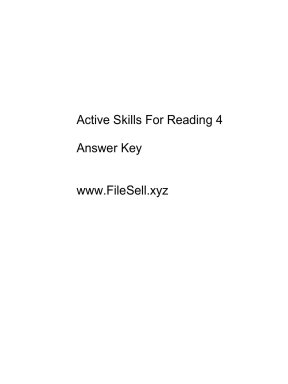 Active Skills For Reading 4 Answer Key