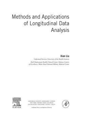 Methods and applications of longitudinal data analysis
