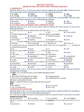 35 PRACTICE TEST 035 2020