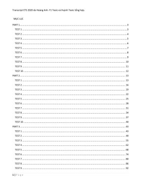 Full transcript ETS 2020