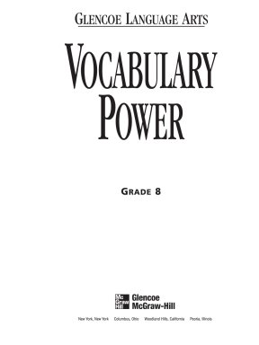 Vocabulary power workbook, grade 8 glencoe ( PDFDrive com )