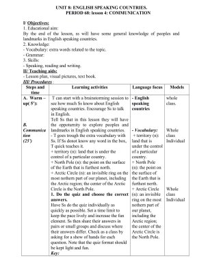 Unit 08 English Speaking Countries Lesson 4 Communication