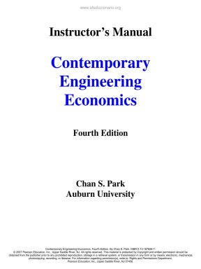 Contemporary engineering economics chan s park 5th edition