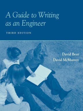 David f beer, david a mcmurrey a guide to writing as an engineer wiley ...