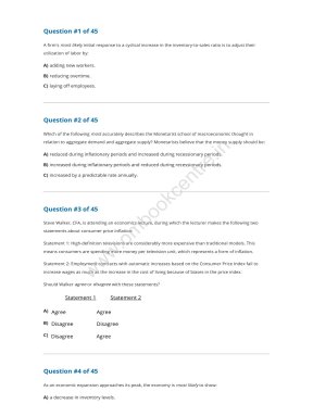 2019 CFA level 1reading 17 understanding business cycles questions and ...