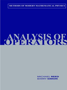Methods of modern mathematical physics volume 4 analysis of operators ...