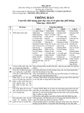 Thong bao 3 cong khai truong THCS Binh An