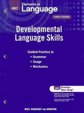 Guided practice in grammar usage and mechanics third course
