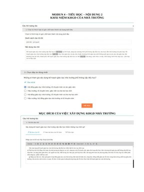 NỘI DUNG 2 - MODUN 4 - TIEU HOC