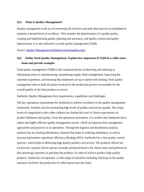 The quality management questions and answers - UEF