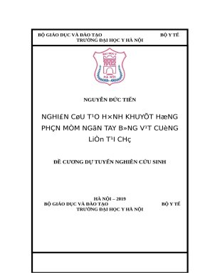 Tạo hình các khuyết hổng phần mềm ngón tay bằng vạt cuống liền tại chỗ