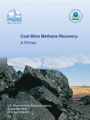 Coal mine methane recovery a primer
