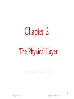 Slide mạng máy tính nâng cao chapter2 the physical layer