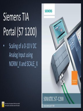 Analog manual tài liệu siemen tia portal s7 1200