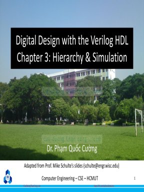 Slide thiết kế vi mạch chapter3 hierarchy simulation
