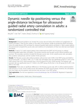 Dynamic needle tip positioning versus the angle-distance technique for ...