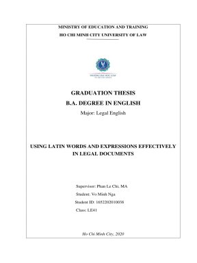 USING LATIN WORDS AND EXPRESSIONS EFFECTIVELY IN LEGAL DOCUMENTS