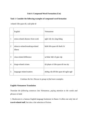 BDNC unit 4 compound word formation 2