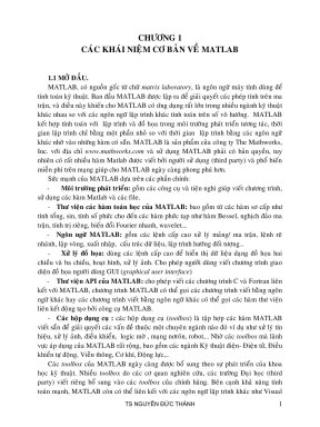 Chapter 1 introduction to MATLAB