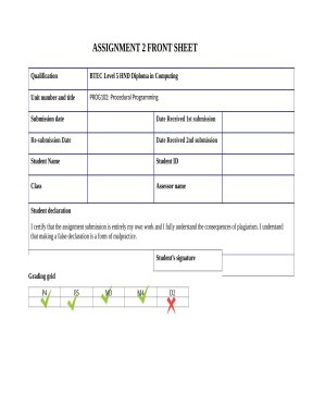Assignment 2 PROG102 Greenwich