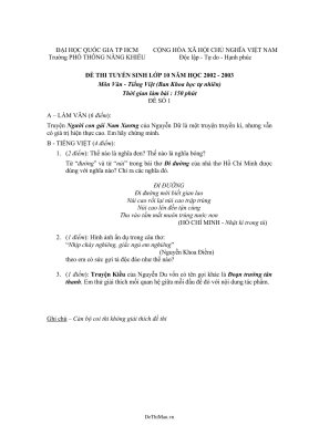 Đề thi tuyển sinh lớp 10 năm học 2002 2003 môn Văn Tiếng việt (ban khoa học tự nhiên)28332